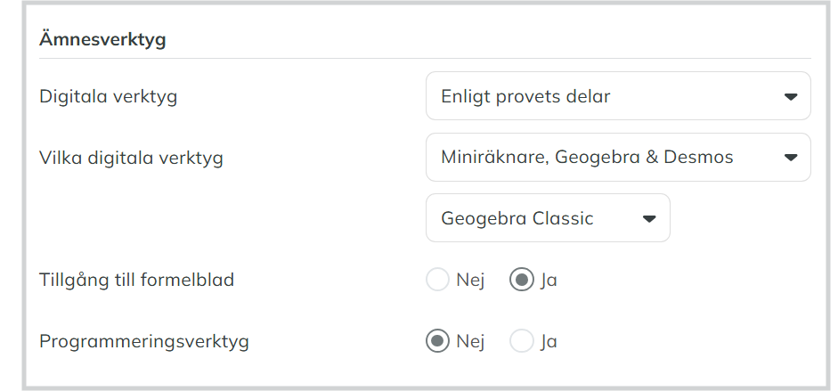 Digitala nationella prov, Matematik gymnasiet Digitala nationella prov, Matematik gymnasiet